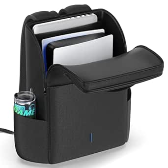 Amazon.com: Backpack for PS5/ Slim/ Pro Console, Full Protection PS5 ...