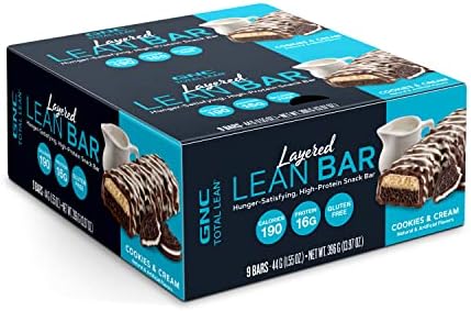 Amazon.com : GNC Total Lean Layered Lean Bar | Hunger Satisfying - High ...