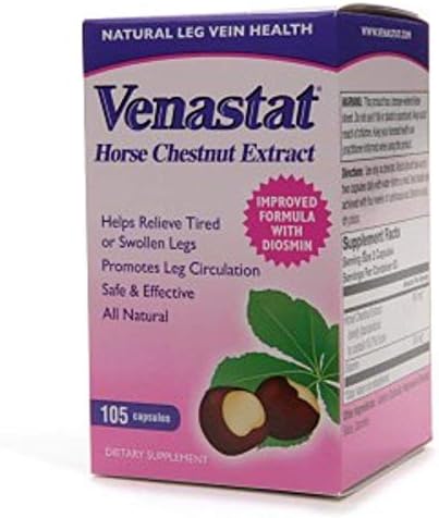 Amazon.com: Venastat Capsules For Natural Leg Vein Health 105 ea ...