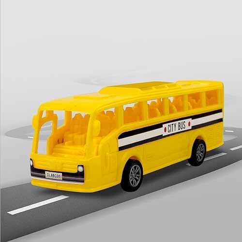 NHR Plastic Friction Powered Toy Bus for Kids, Toy Bus, Bus Toy, Toy ...