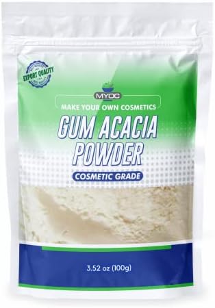 Myoc Gum Arabic (Acacia) Powder – 100 gm, Pure Original Ingredients Gum ...