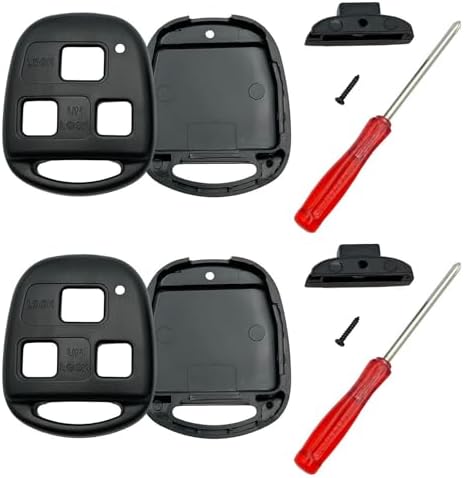 Amazon.com: WKIOERAD Key Fob Shell Case Replacement for Lexus ES GS GX ...