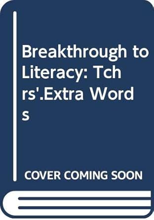 Breakthrough to Literacy Pupils Extra Words 3 Sheets (Breakthrough to ...
