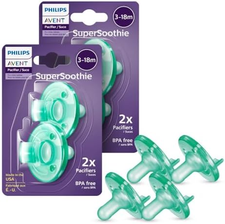 Amazon.com : Philips Avent Soothie Orthodontic Baby Pacifiers, 100% ...