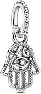 Amazon.com: PANDORA Protective Hamsa Hand Charm: Clothing, Shoes & Jewelry