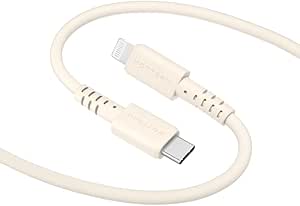 Amazon.co.jp: MOTTERU(モッテル) USB-C to Lightning シリコンケーブル Power Delivery対応 PD最大60W Mfi認証 しなやかで ...