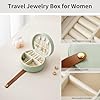Amazon.com: CASEGRACE Small Travel Jewelry Case, Portable Jewelry ...