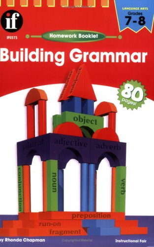 Amazon.com: Building Grammar Homework Booklet, Grades 7 - 8 (Homework ...