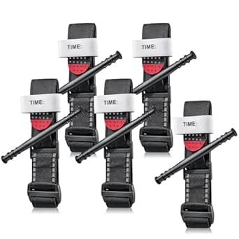 Amazon.com: 5 Pack Tourniquet, Tactical Tourniquet Single-Handed ...
