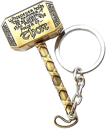 FURBISH INTERIOR Thor Keychain Hammer Thor Hammer Keychain Metal ...