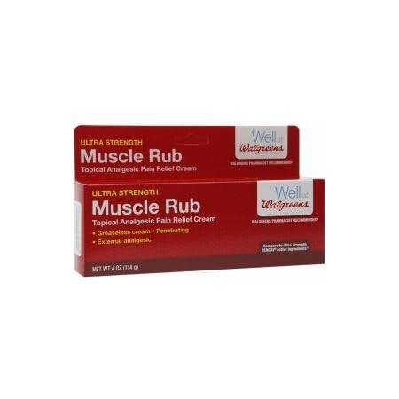 Amazon.com: Walgreens Ultra Strength Muscle Rub 4 oz : Health & Household