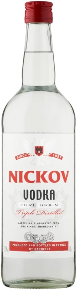 Nickov Vodka 1l : Amazon.co.uk: Grocery