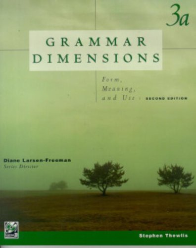 Amazon | Grammar Dimensions: Form, Meaning, and Use : Book 3A | Thewlis ...