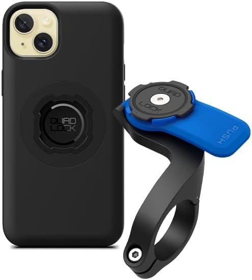 Quad Lock Out Front Bike Phone Holder Kit with MAG Phone Case for ...