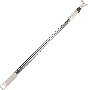 ZSTARR Tension Rod,Blinds Shads Push Pull Adjustable Rod with Hook for ...