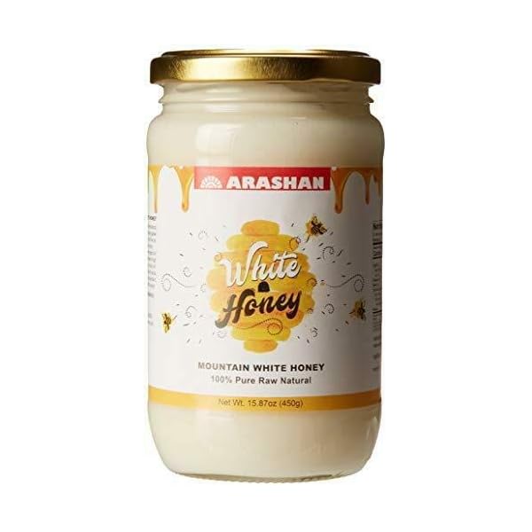ARASHAN White Honey – Raw Unfiltered Honey, (15.87 Oz) | Wildflower ...