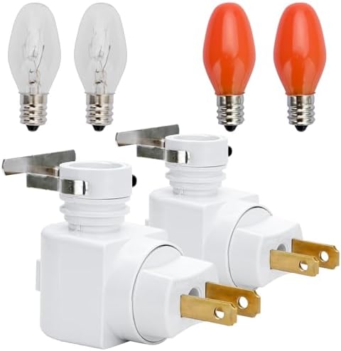 Creative Hobbies Plug in Night Light Module Includes 4 Watt Bulb, Ivory ...