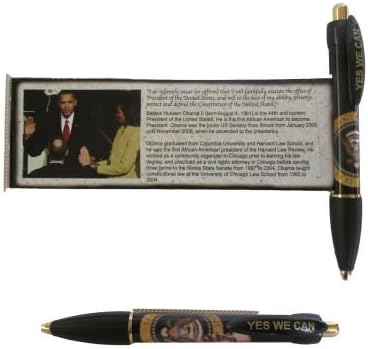 Amazon.com : President Barack Obama Commemorative Banner Pen ...