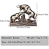 Amazon.com: AETVRNI Bull and Bear Statue Wall Street Bull Statue - Ideal Stock Market Gift for ...