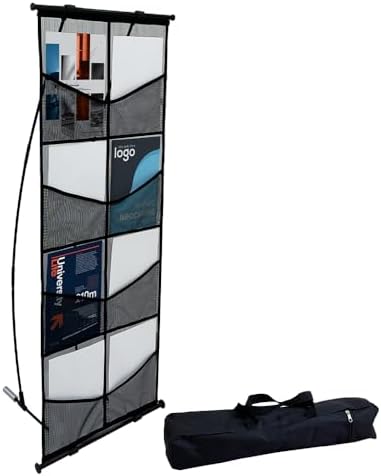 Amazon.com: Vispronet Standing Brochure Holder – 0.9ft x 4.6ft Mesh ...