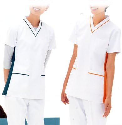 Amazon.co.jp: ナガイレーベン FT4492 Naway 男女兼用上衣(ジャケット/スクラブ) レディース メンズ 医療用 ドクター ナース 白衣 手術衣 手術着 診察衣 診察服 ...