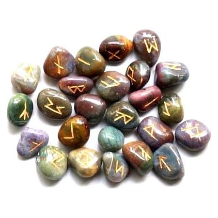 Amazon.com: WICCSTAR Rune Stones Set with Instruction Booklet for ...