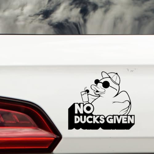 Hatcherabilia No Ducks Given Funny Waterproof Car Stickers - Mirror ...