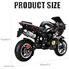 Amazon.com: duwiikab 49CC Mini Motorcycles for Adults Kids, 4-Stroke Kids Dirt Bike, Gas Power ...