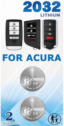 Amazon.com: uuam Key Fob Replacement Batteries for Acura, (2 Pack ...