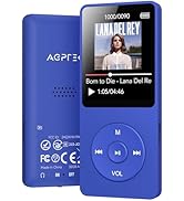 Amazon.com: AGPTEK A02 MP3 Player with Bluetooth 5.3, 1.8 inch Screen ...
