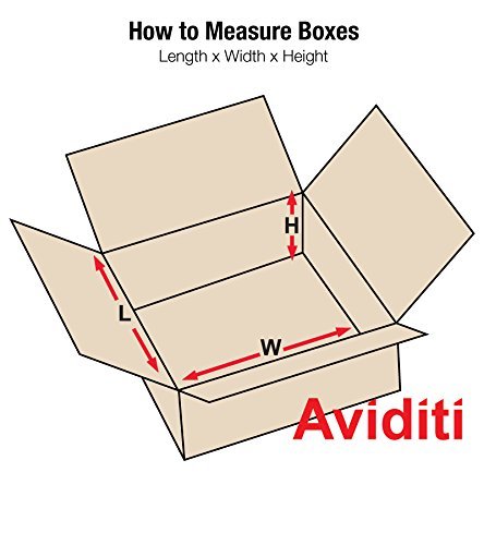 Snapklik.com : AVIDITI Shipping Boxes Flat 16"L X 16"W X 4"H