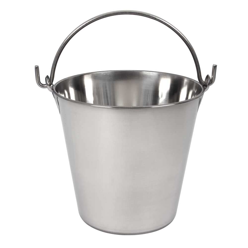 Amazon.com: Lindy's 8-Quart Stainless Steel Bucket, Durable Seamless ...