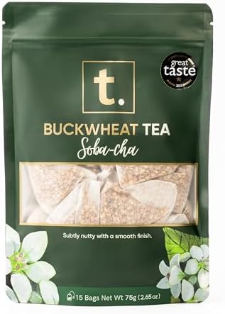 Amazon.com : T. Buckwheat Tea - Soba-cha - Teabags - Roasted Tartary ...