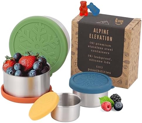 Amazon.com: ROSSETTO Stainless Steel Food Container with Lids, 6pcs ...