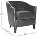 Amazon.com: Safavieh Mercer Collection Evander Club Chair, Antique ...