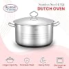 Amazon.com: Alpine Cuisine Stainless Steel Pot with Lid 4.7 Quart ...