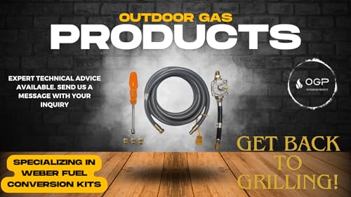 Custom Natural Gas Conversion Kit from LP to NG Fit for Weber Summit ...