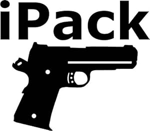 Amazon.com: iPack Gun Rifle Vinyl Decal Sticker- 20" Wide Matte Black ...