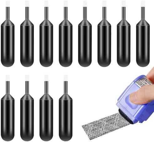 Amazon.com : Giantree 12Pcs Ink Refill for Self Inking Stamp, Ink ...