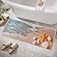 Amazon.com: Coastal Beach Bathroom Rug - 16"x47"Nautical Non-Slip Mat ...