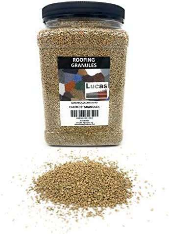 Roofing Granules 6 lb Bottle (C68 Buff) - Amazon.com