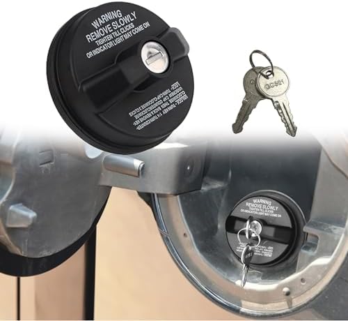 Amazon.com: CHRYMUM Gas Cap Lock, Locking Gas Cap with Key for Toyota ...