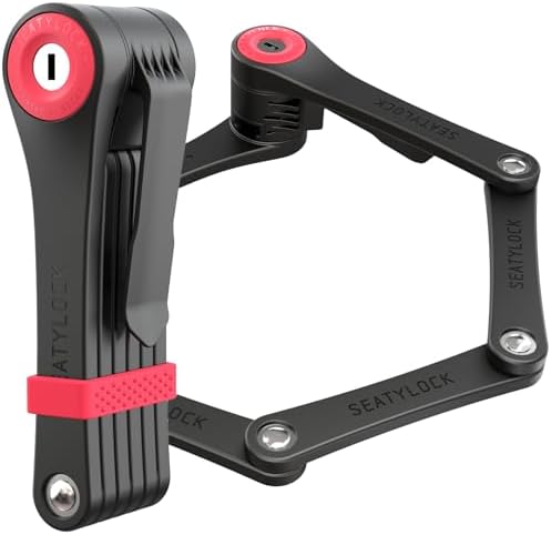 Amazon.com: Seatylock FoldyLock Clipster Folding Bike Lock - Wearable ...