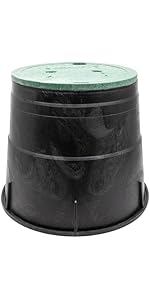 Amazon.com : Orbit Round Sprinkler System Valve Box - Automatic ...