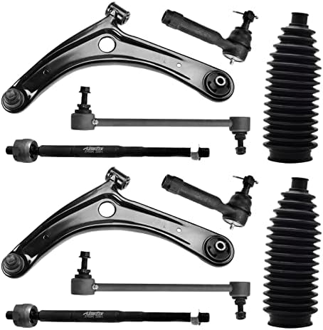 Amazon.com: ASTARPRO 10pcs Front Suspension Kit Front Lower Control Arm with Ball Joints + Inner ...