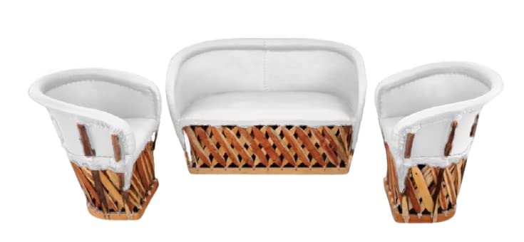 Muebles de Sala Equipales Tradicional Color Blanco Artesanal Mexicano ...