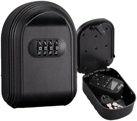 Amazon.com: SAFEKEY HAVEN Key Lock Box with Small 4 Digit Combination ...