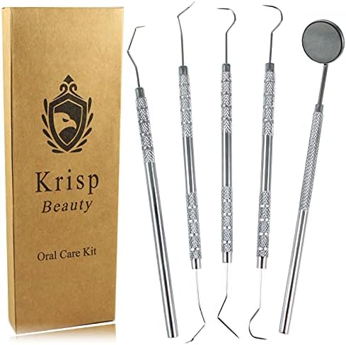 Amazon.com: Dental Tools Set - Stainless Steel Krisp Beauty 1 Pc Dental ...