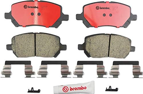 Amazon.com: Brembo P09015N Premium Ceramic Front Disc Brake Pad Set ...