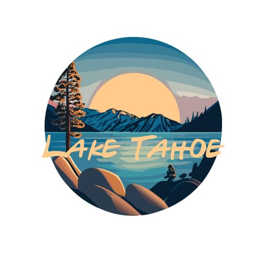 Amazon.com - Lake Tahoe, California 3 inch Sticker (Waterproof Vinyl ...